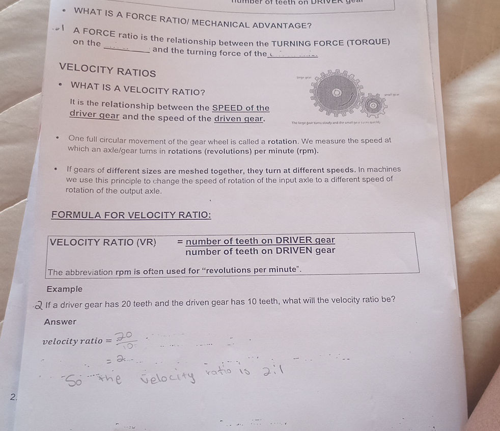 WHAT IS A FORCE RATIO/ MECHANICAL ADVANTAGE? | StudyX