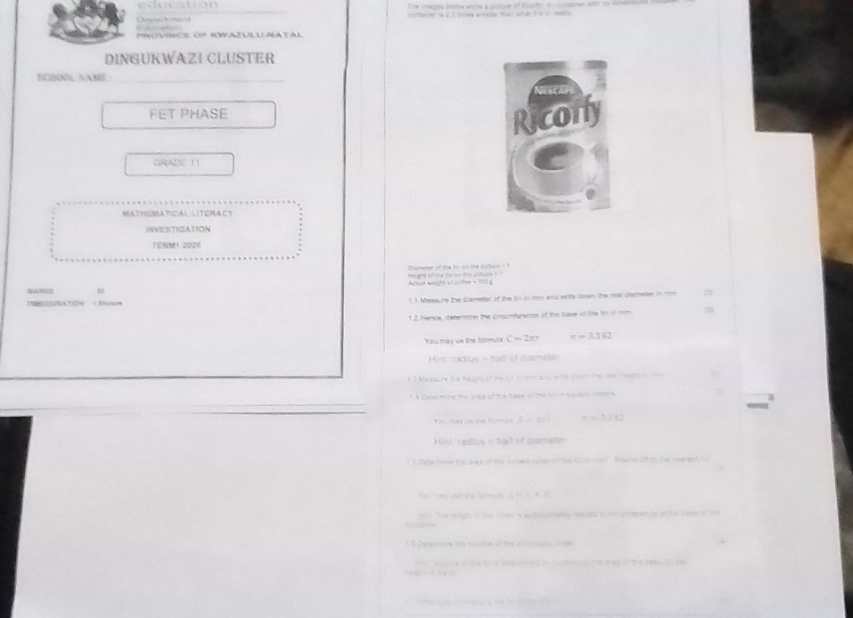 The images below show a picture of Ricory in | StudyX