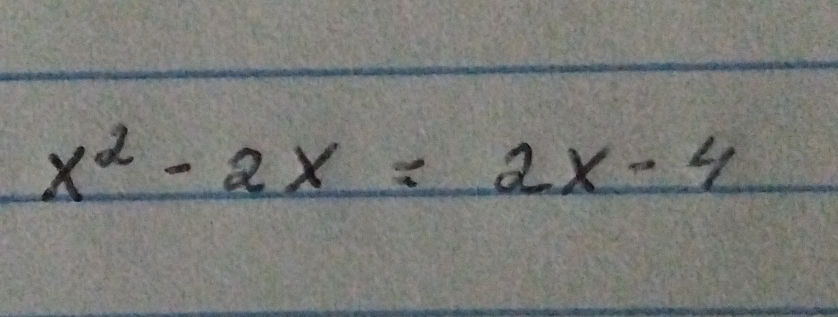 Solve the quadratic equation: x^2 - 2x = 2x | StudyX