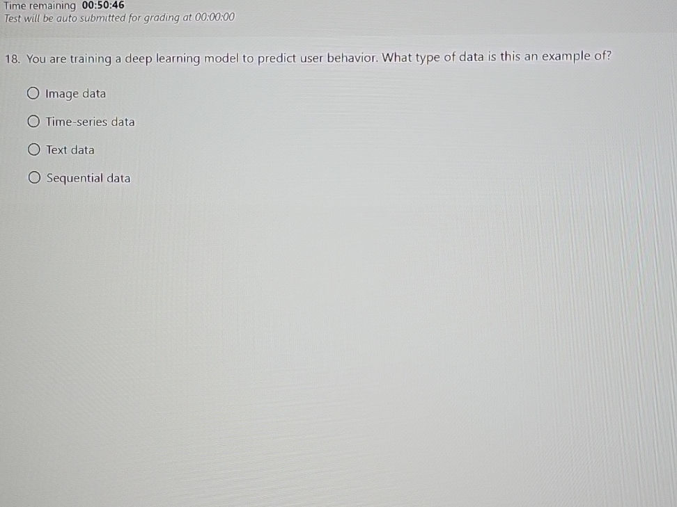 18. You are training a deep learning model | StudyX