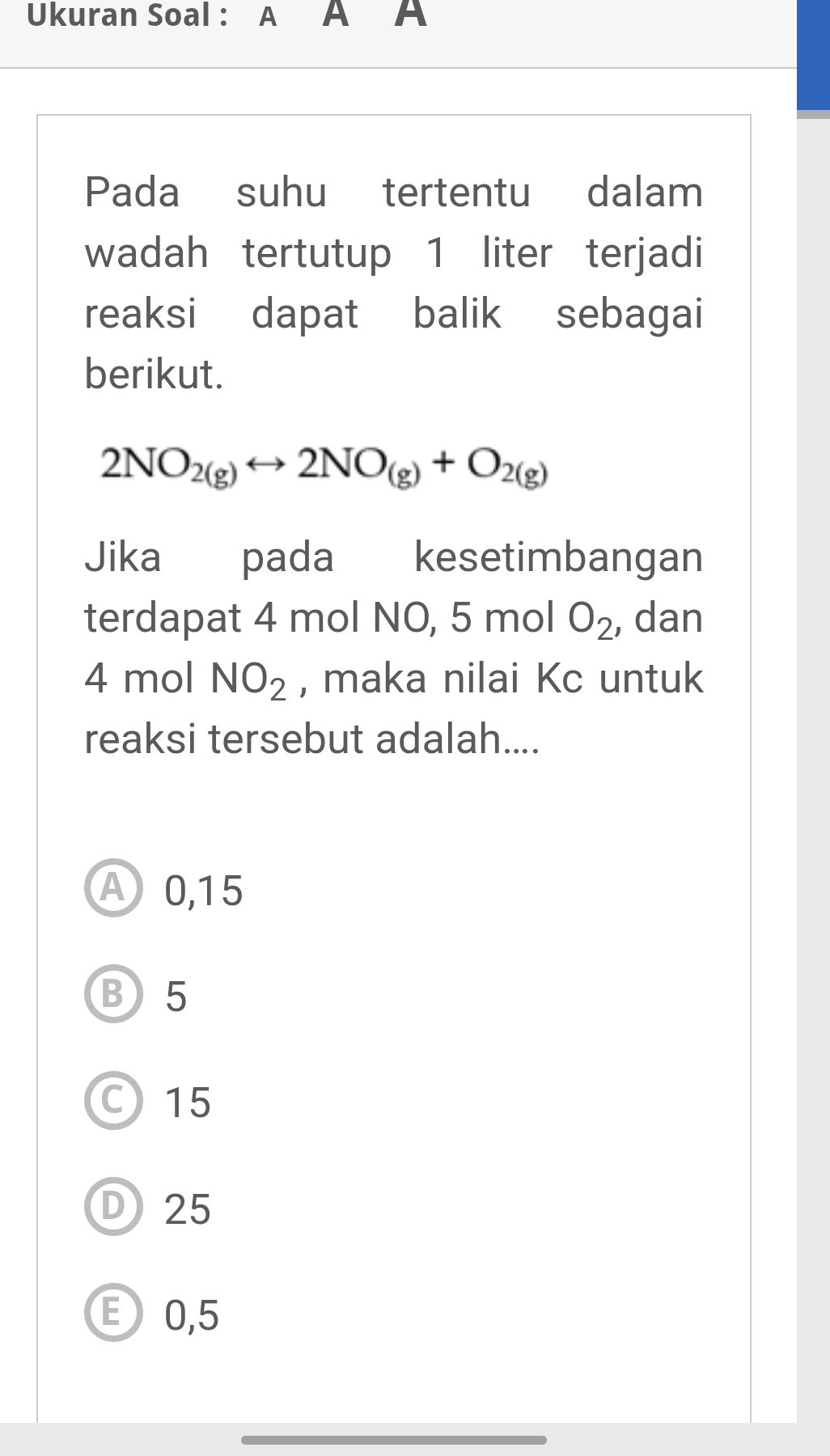 Pada suhu tertentu dalam wadah tertutup 1 | StudyX