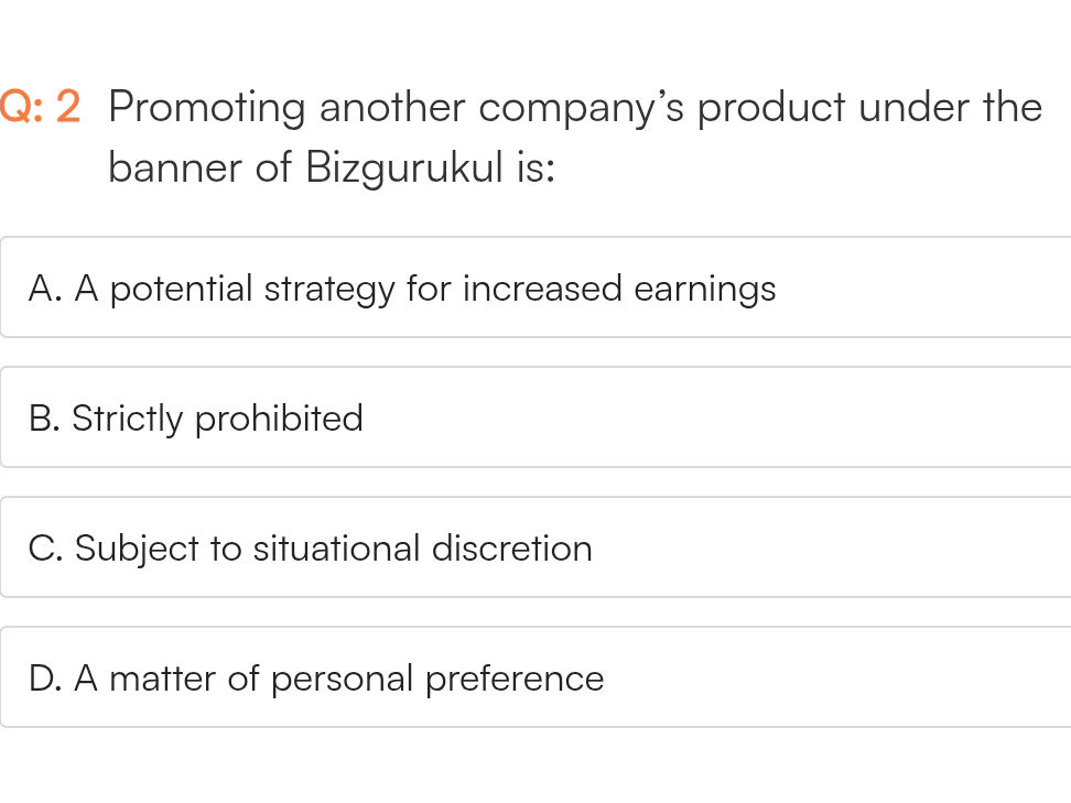 Q: 2 Promoting another company's product | StudyX