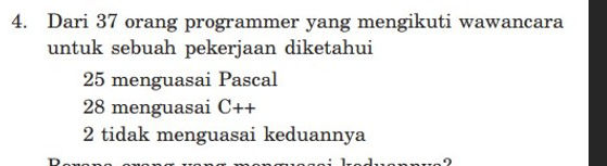 4. Dari 37 orang programmer yang mengikuti | StudyX