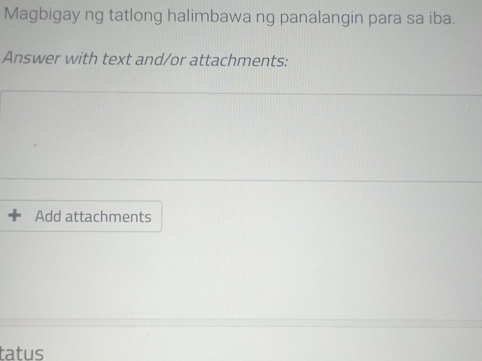 Magbigay ng tatlong halimbawa ng panalangin | StudyX