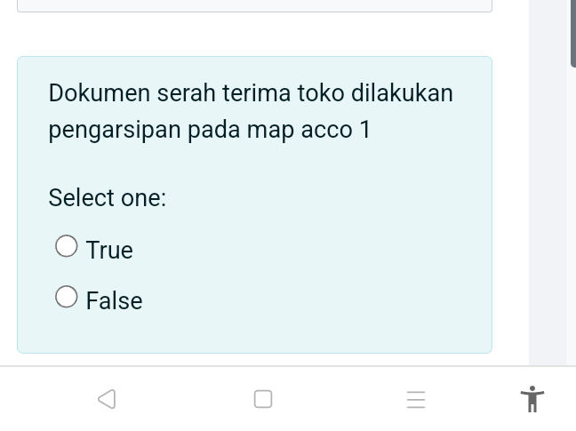 Dokumen serah terima toko dilakukan | StudyX