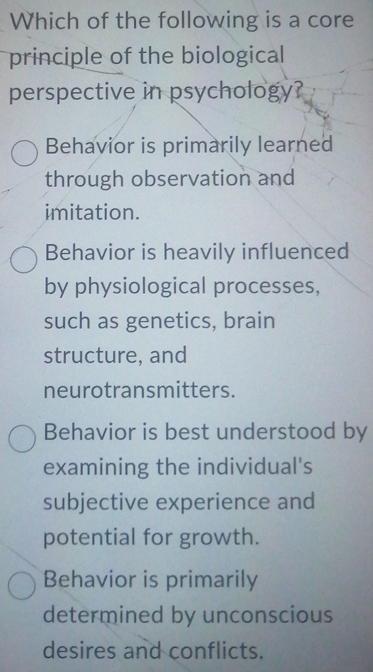 Which of the following is a core principle | StudyX