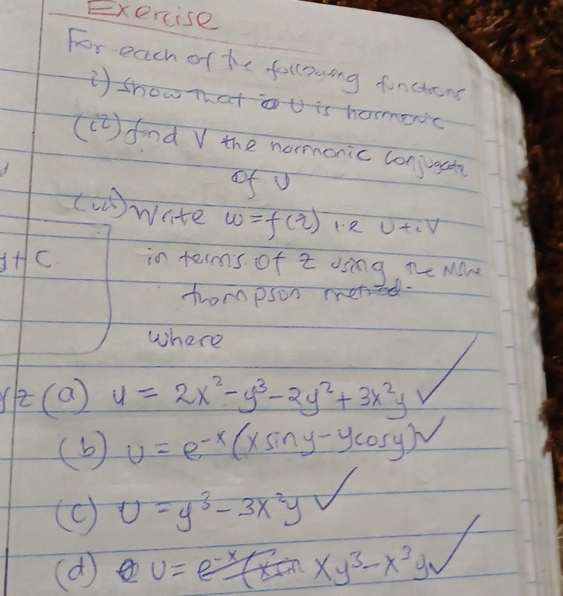 Exercise For each of the following | StudyX