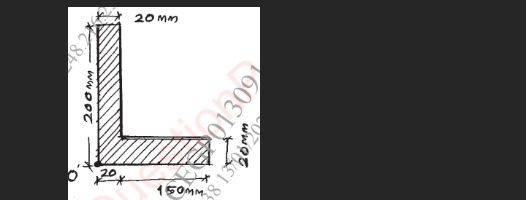 The image shows an L-shaped cross-section | StudyX