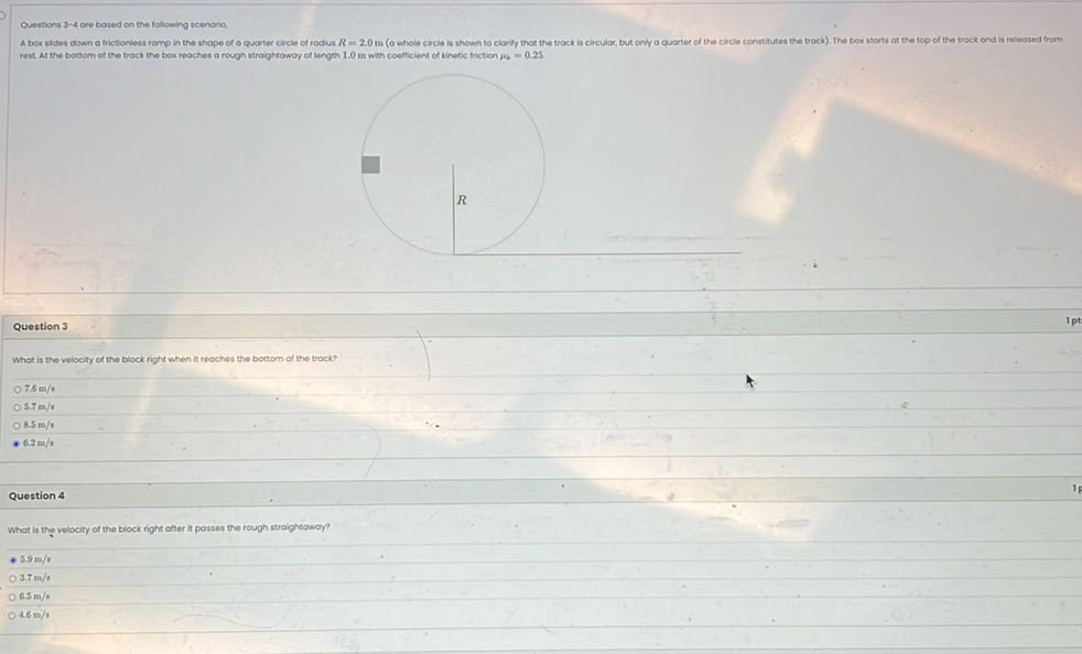 Questions 3-4 are based on the following | StudyX