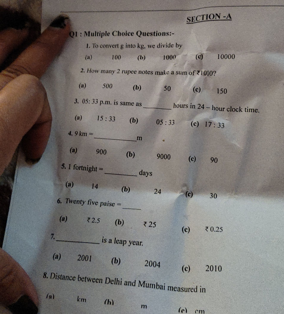 Q1: Multiple Choice Questions:- 1. To | StudyX