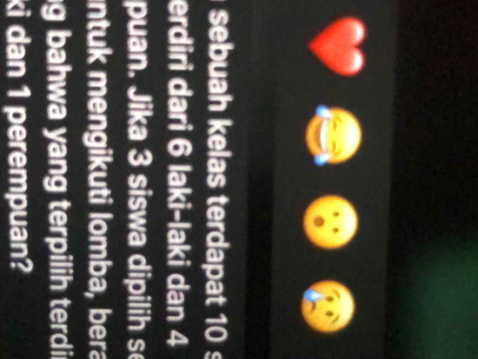 Sebuah kelas terdapat 10 siswa terdiri dari | StudyX