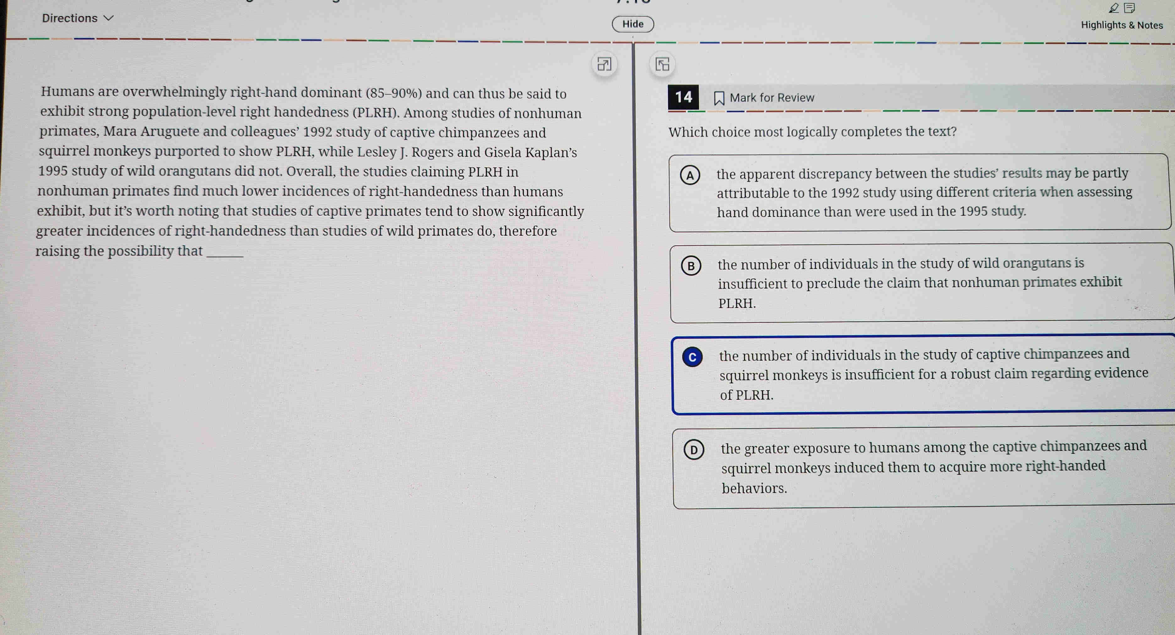 Humans are overwhelmingly right-hand | StudyX