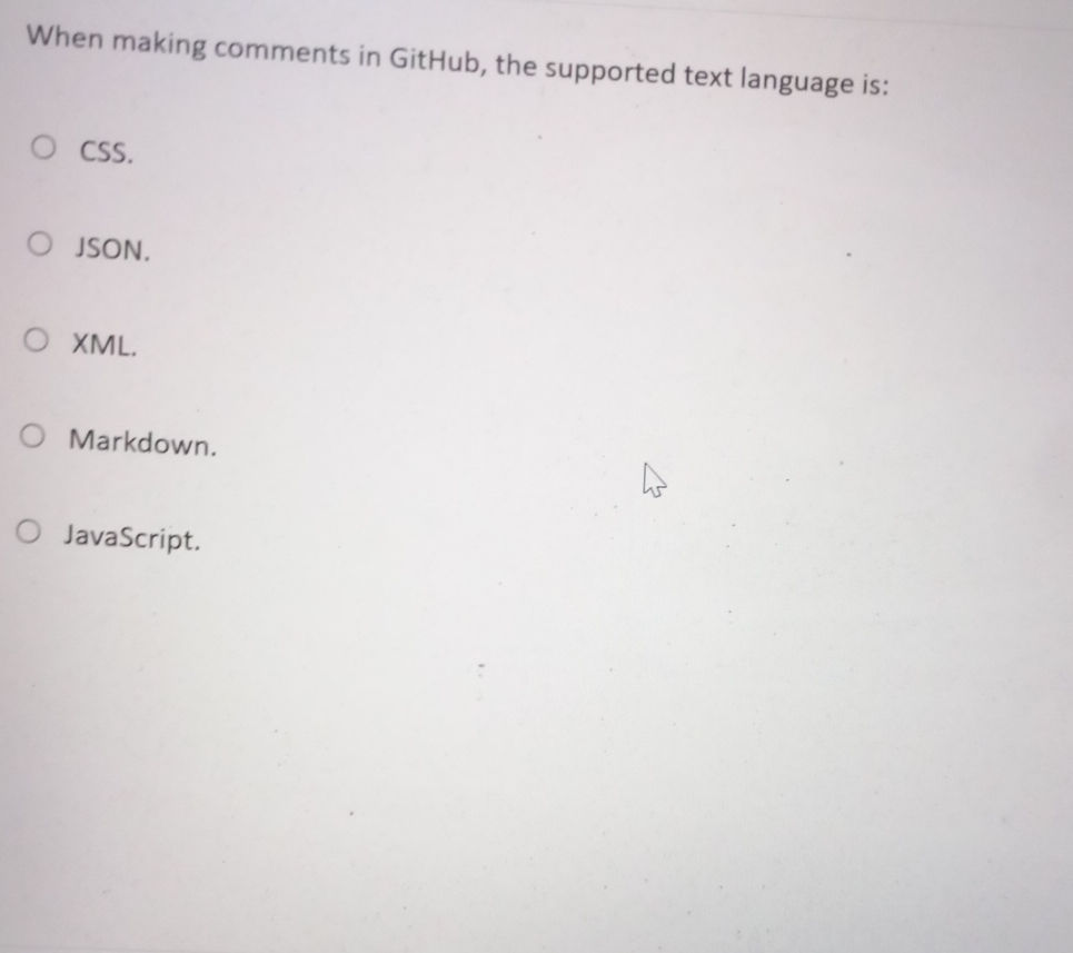 When making comments in GitHub, the | StudyX