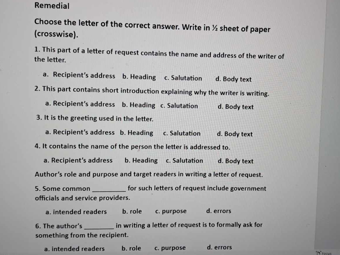 Choose the letter of the correct answer. | StudyX