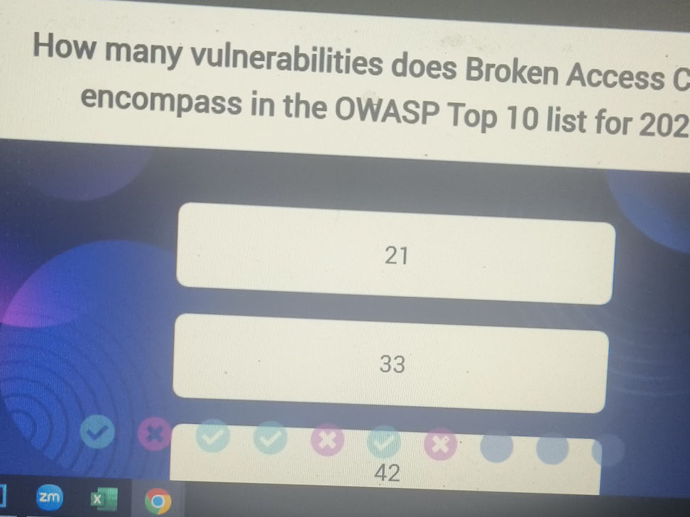 How many vulnerabilities does Broken Access | StudyX