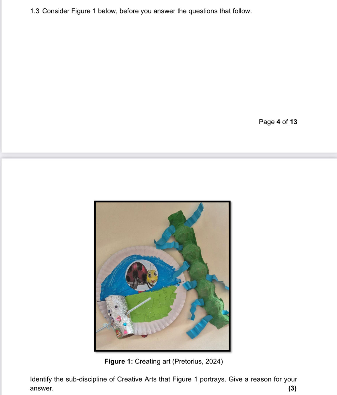 1.3 Consider Figure 1 below, before you | StudyX