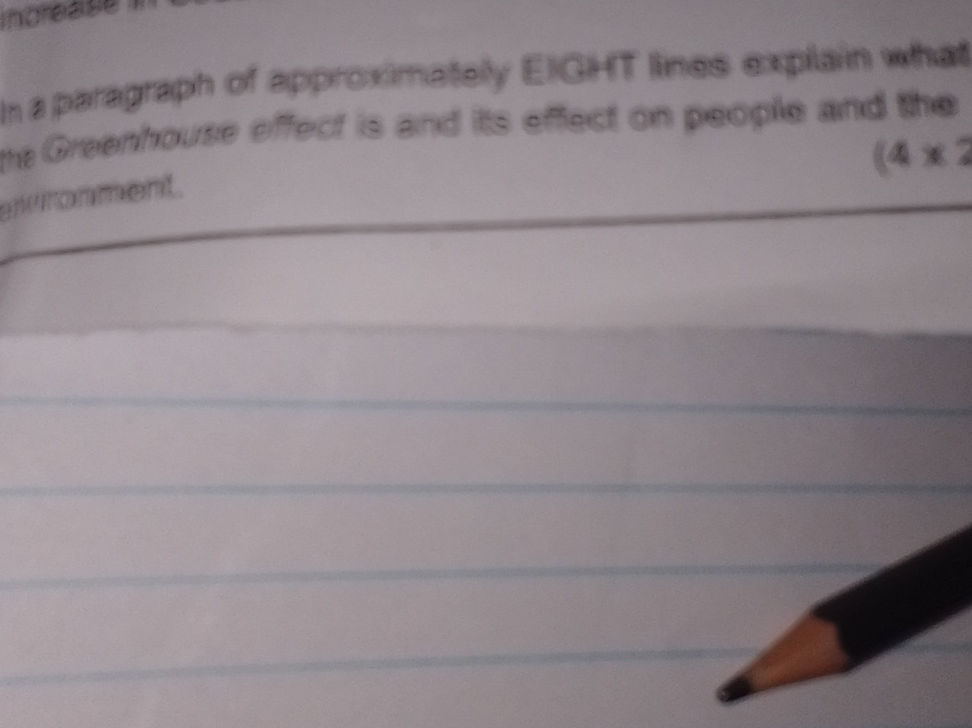 In a paragraph of approximately EIGHT lines | StudyX