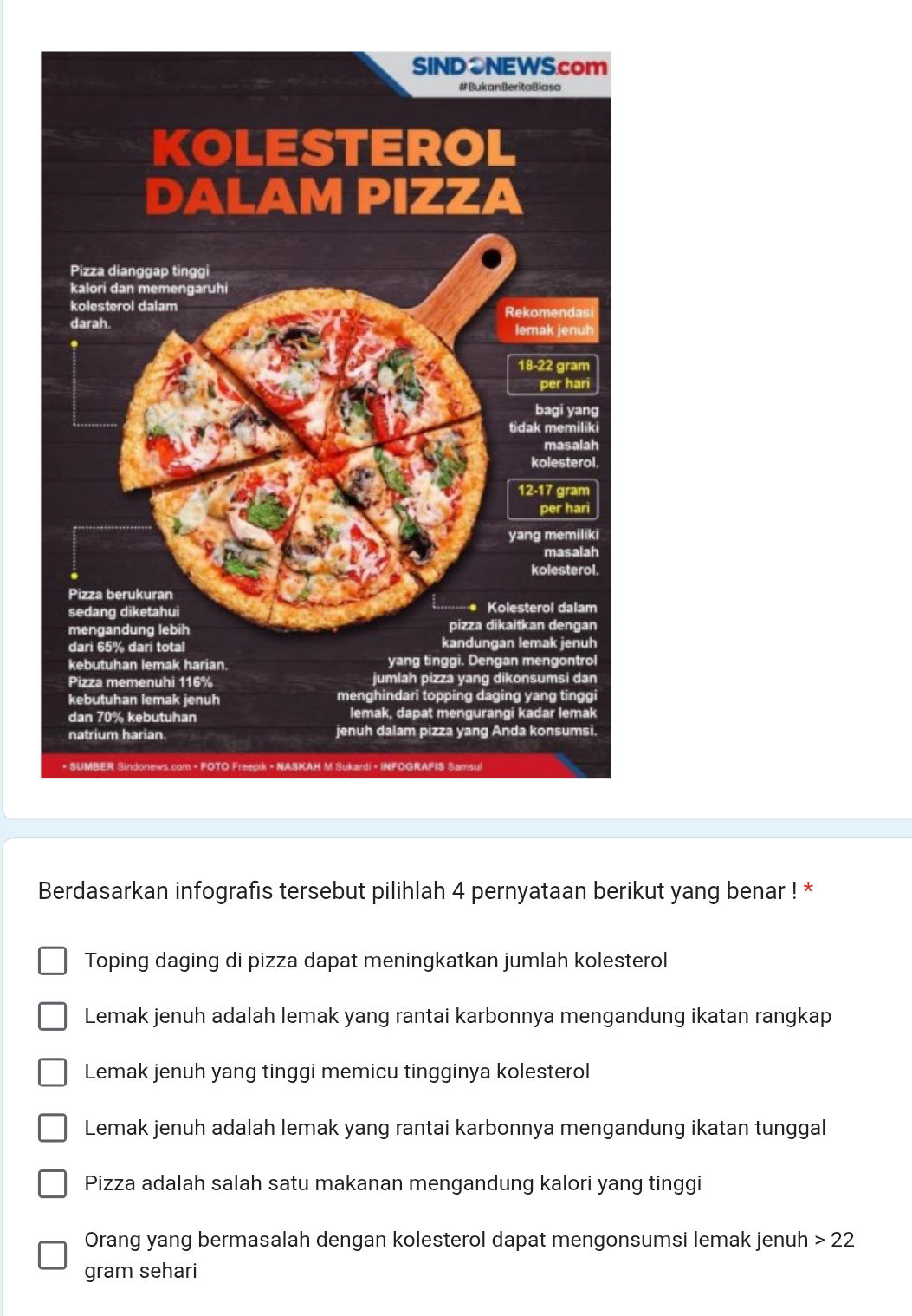 Berdasarkan infografis tersebut pilihlah 4 | StudyX