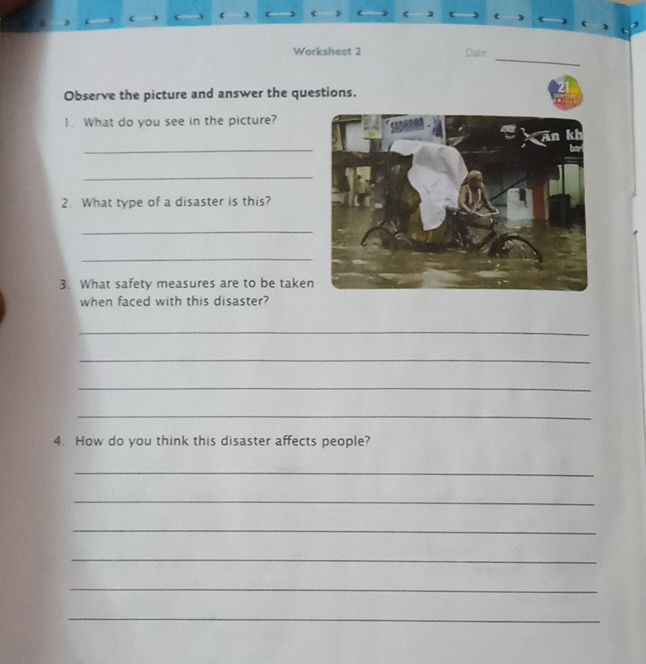 Observe the picture and answer the | StudyX