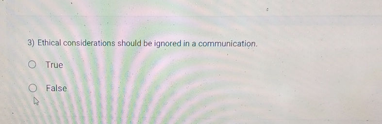 3) Ethical considerations should be ignored