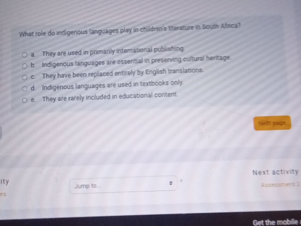 What role do indigenous languages play in