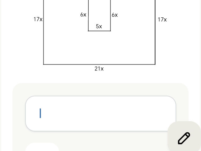 The image shows a composite shape made up of | StudyX