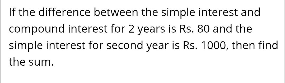 If the difference between the simple | StudyX