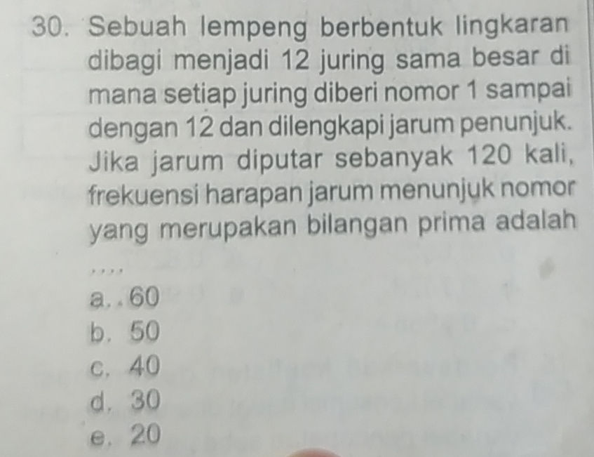 30. Sebuah lempeng berbentuk lingkaran | StudyX