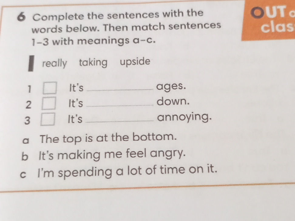 Complete the sentences with the words below. | StudyX