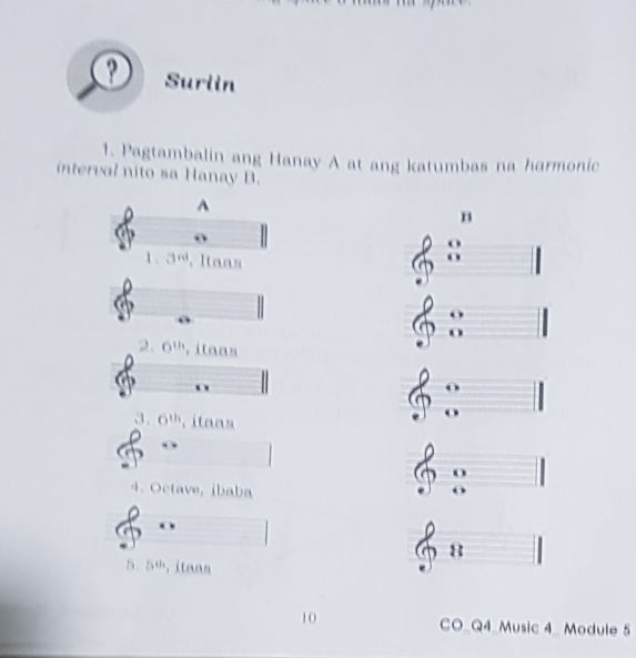1. Pagtambalin ang Hanay A at ang katumbas | StudyX