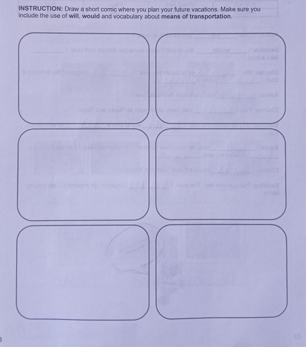 INSTRUCTION: Draw a short comic where you | StudyX