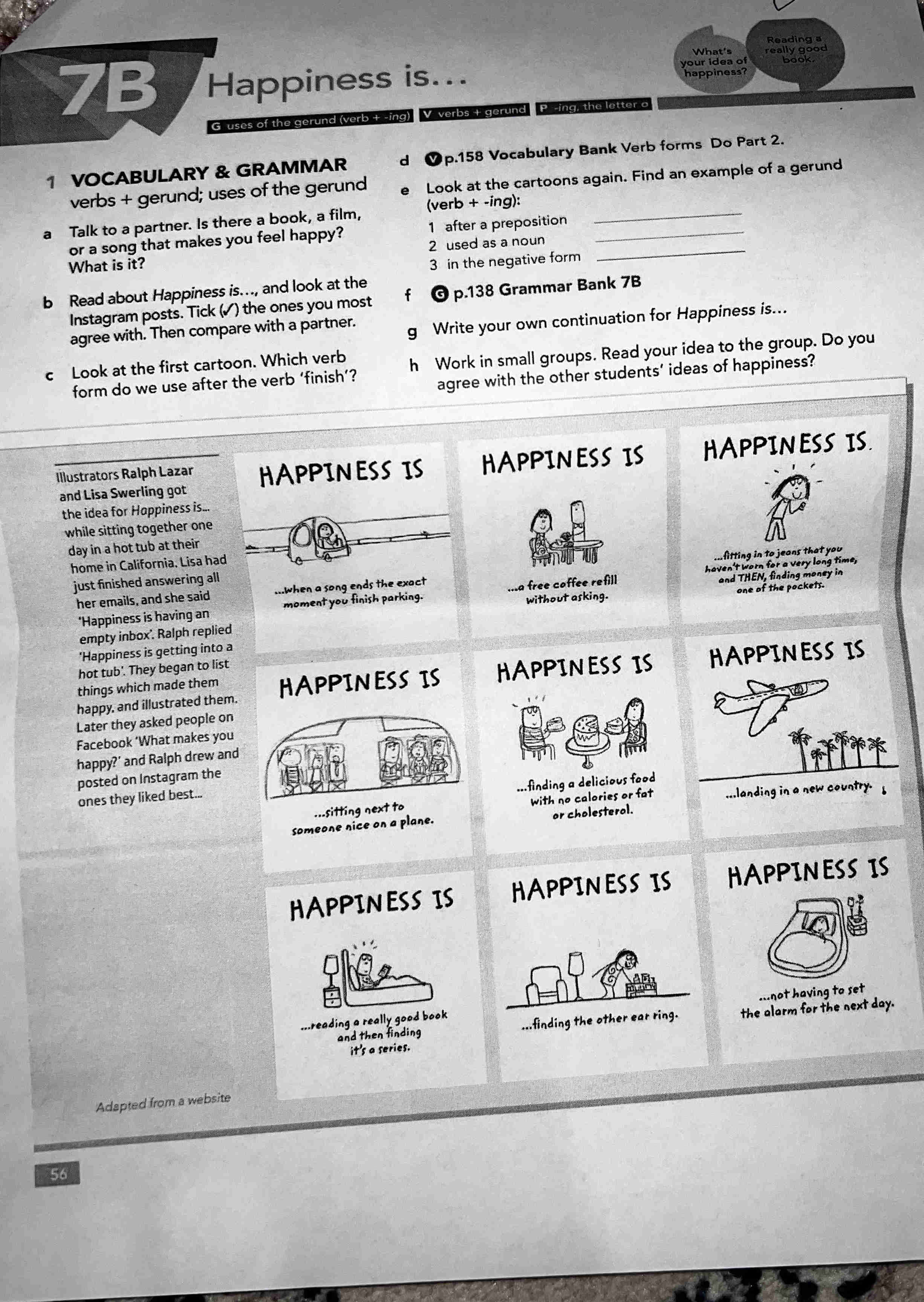1 VOCABULARY GRAMMAR verbs + gerund; uses | StudyX
