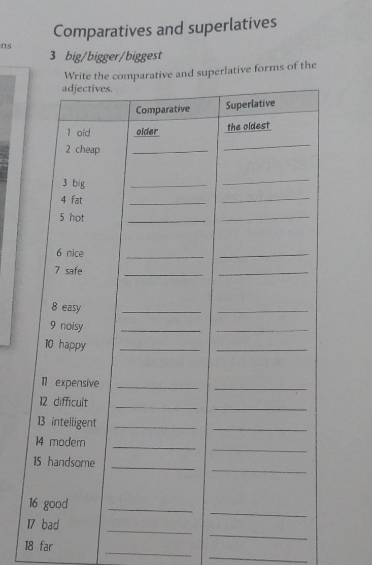 Comparatives and superlatives 3 | StudyX