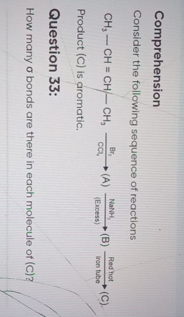 Consider the following sequence of reactions | StudyX