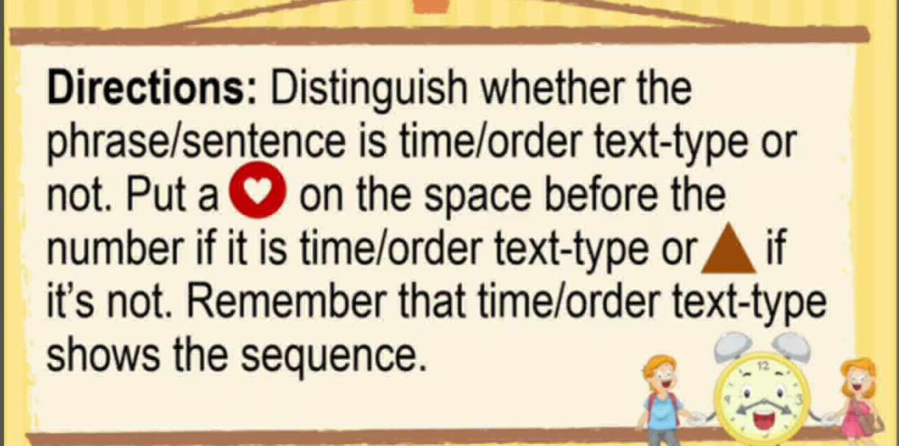 Directions: Distinguish whether the | StudyX