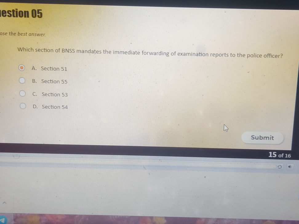 Which section of BNSS mandates the immediate | StudyX