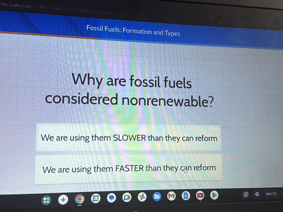 Why are fossil fuels considered | StudyX