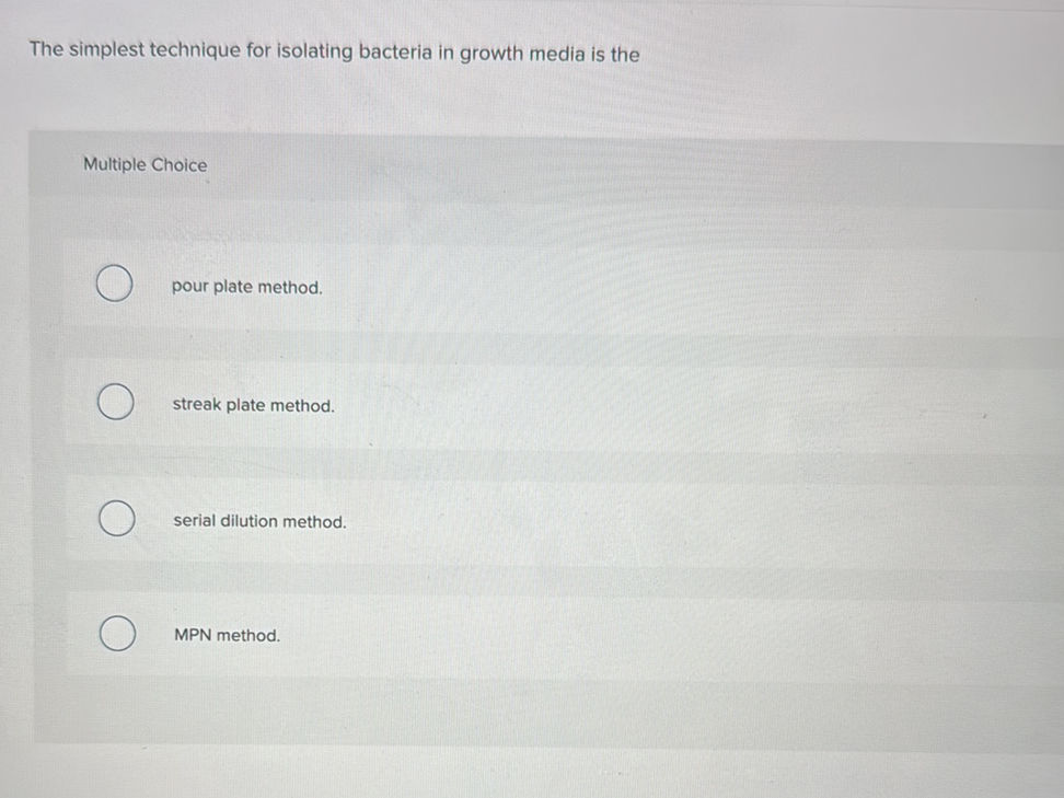 The simplest technique for isolating | StudyX