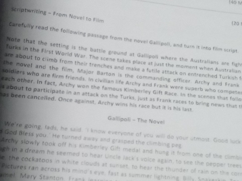 Carefully read the following passage from | StudyX