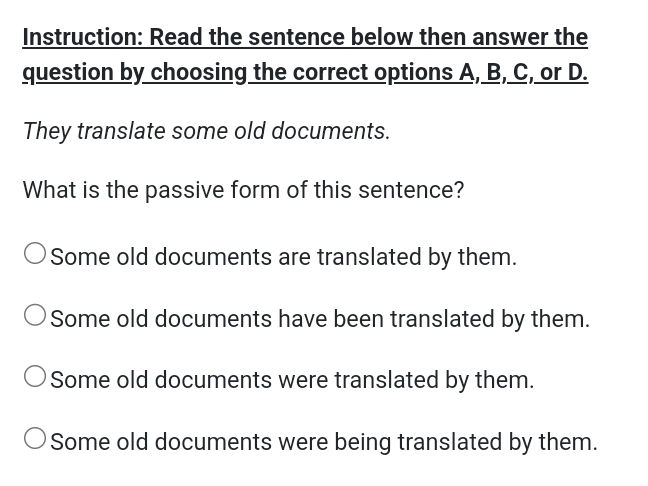 Instruction: Read the sentence below then | StudyX