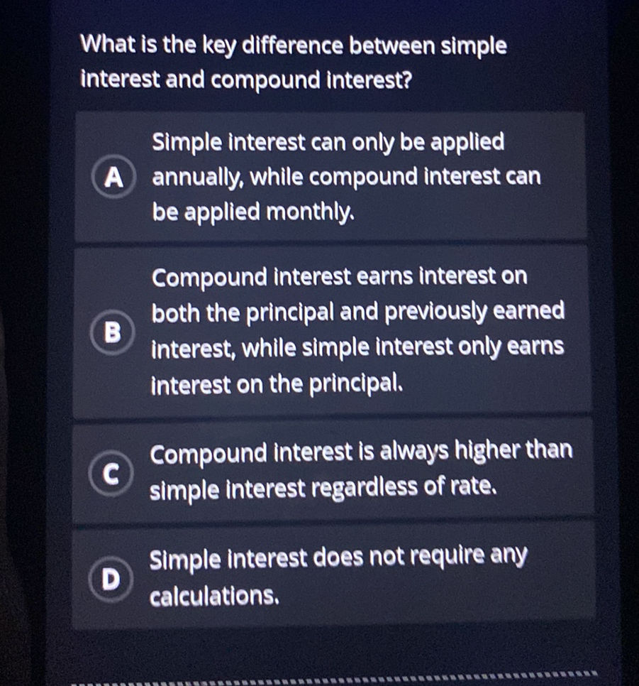 What is the key difference between simple | StudyX