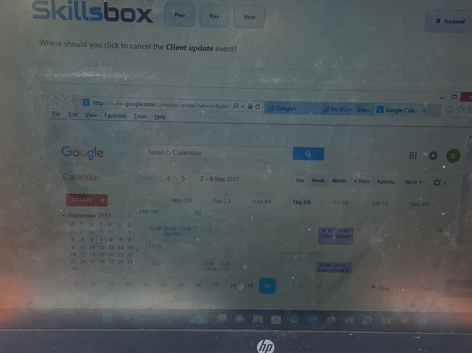 Where should you click to cancel the Client | StudyX