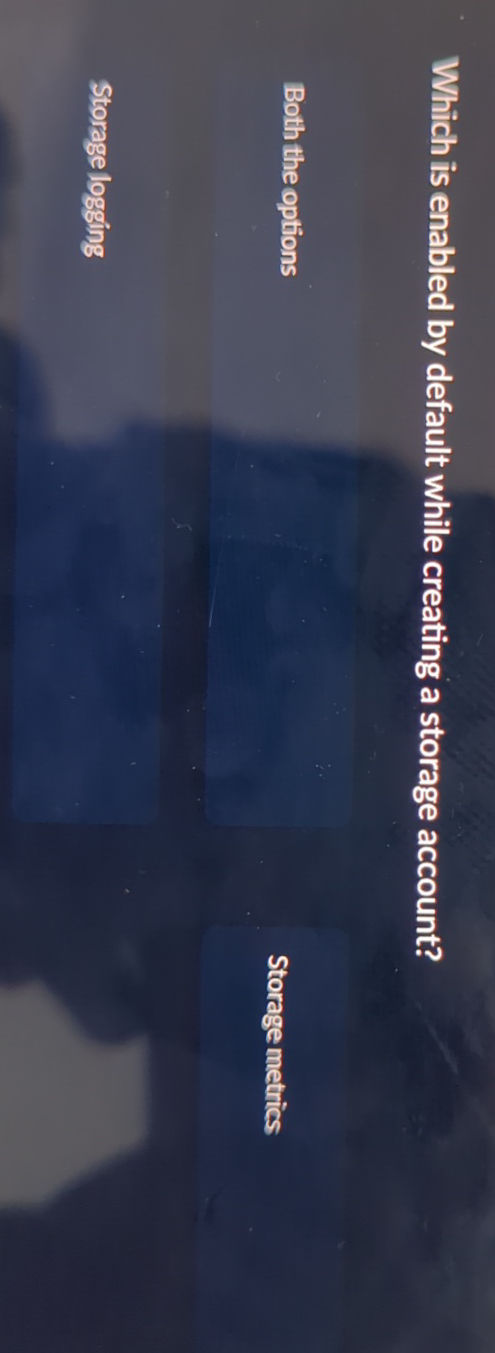 Which is enabled by default while creating a | StudyX