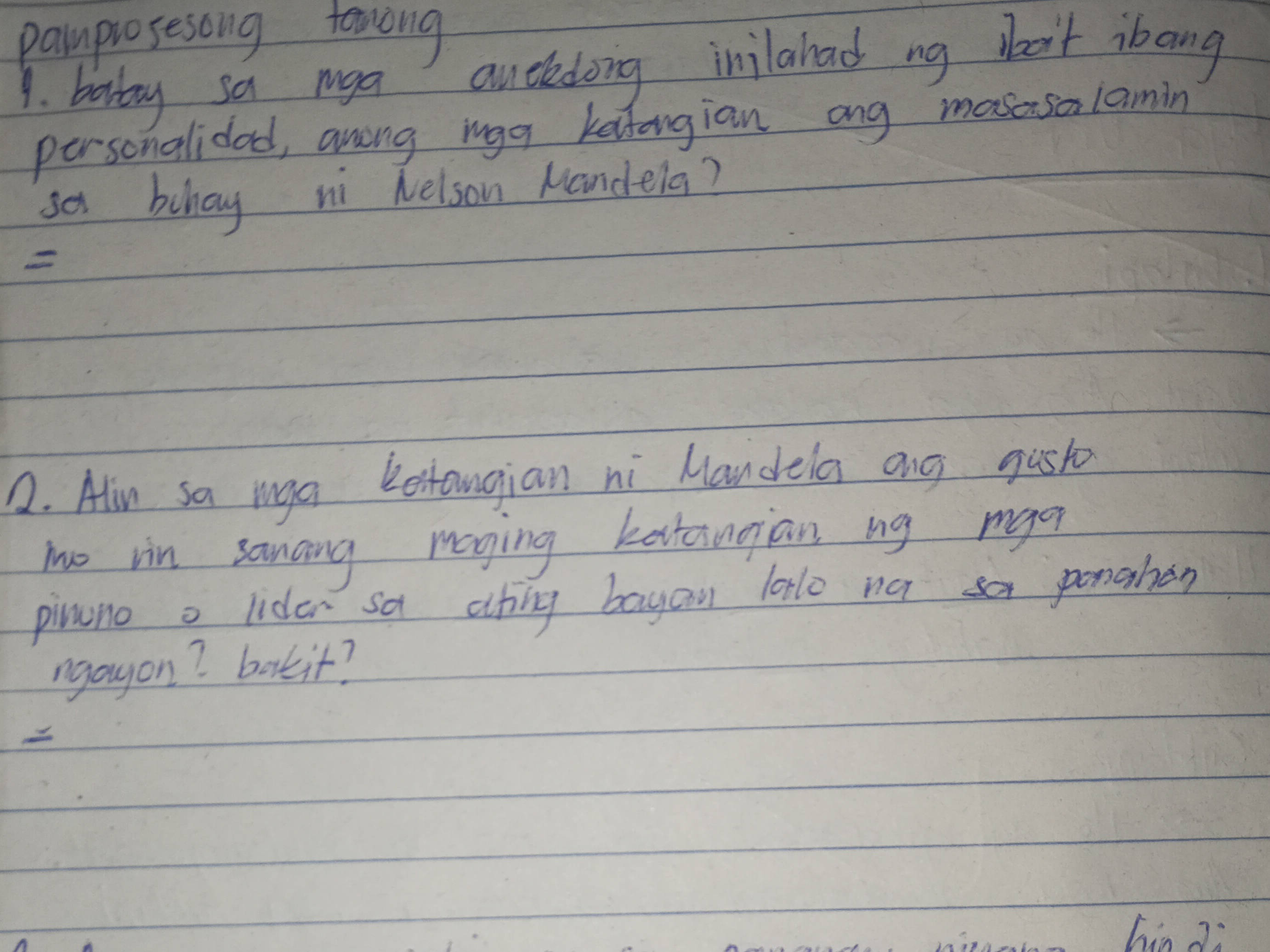 1. Batay sa mga anekdota inilahad ng iba't | StudyX