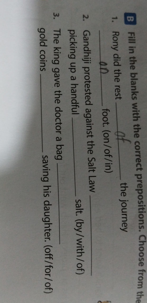 Fill in the blanks with the correct | StudyX