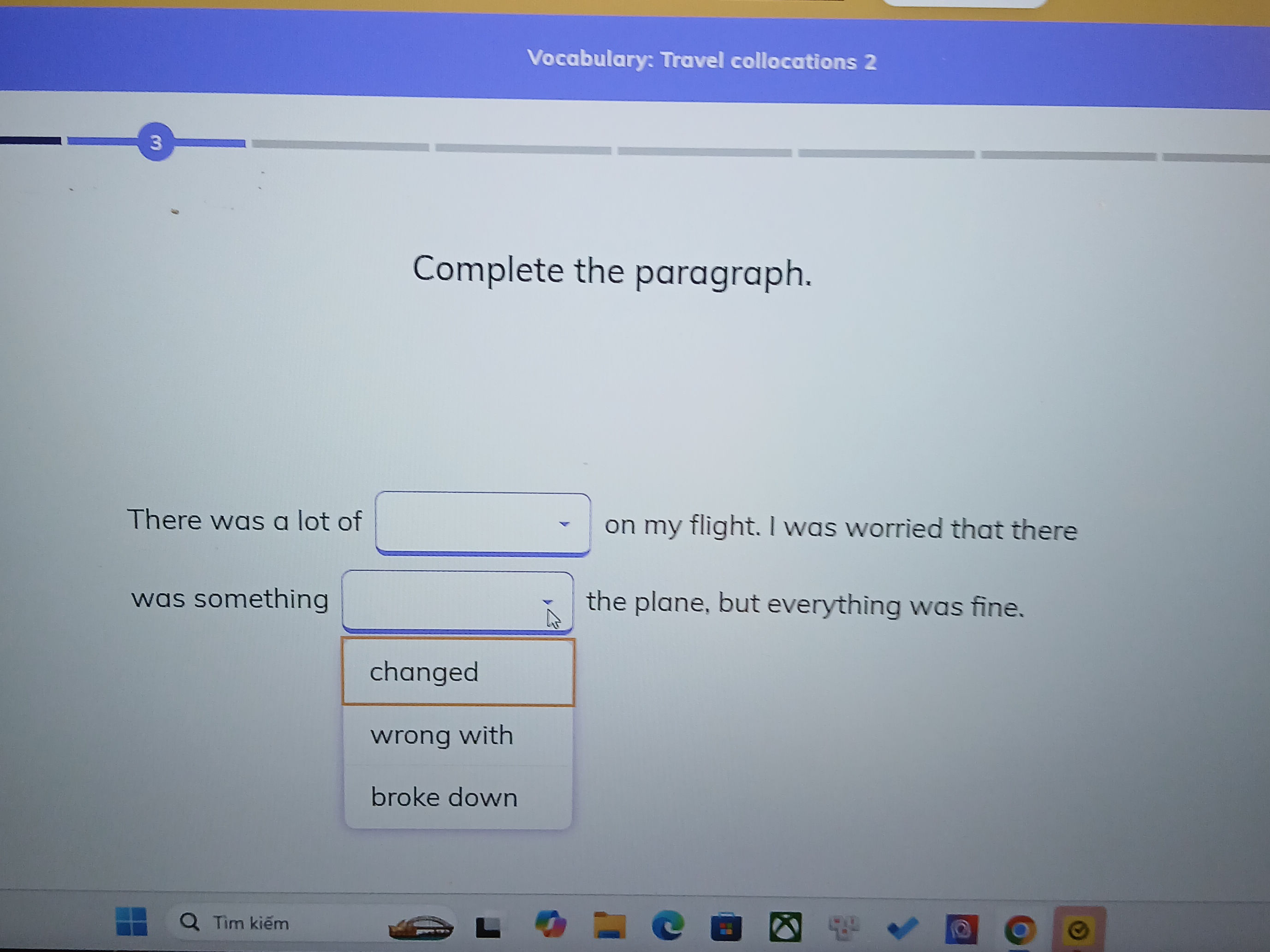 Complete the paragraph. There was a lot of | StudyX