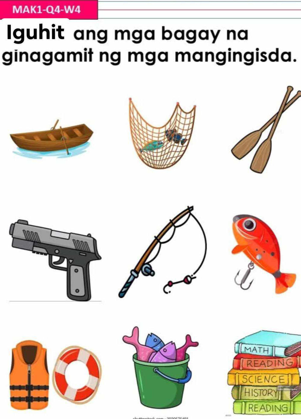 Iguhit ang mga bagay na ginagamit ng mga | StudyX