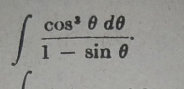 Evaluate the integral of cos^3(theta) / (1 - | StudyX