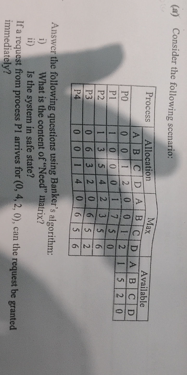 (a) Consider the following scenario: | | StudyX
