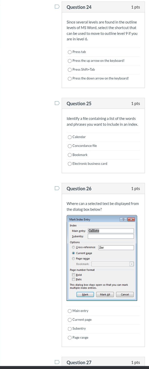 Question 24 Since several levels are found | StudyX